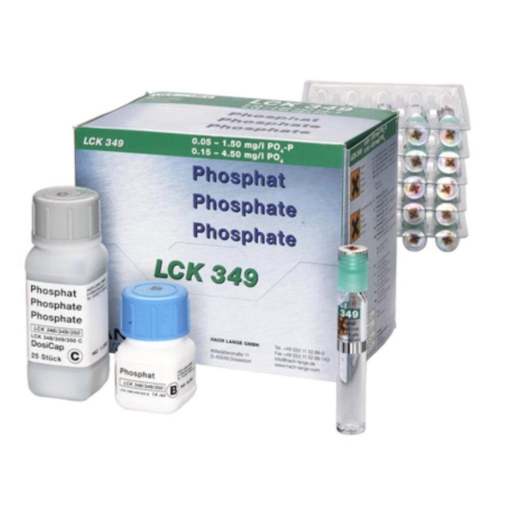 Phosphate (ortho/total) cuvett | LCK349 | HACH LANGE | SLS