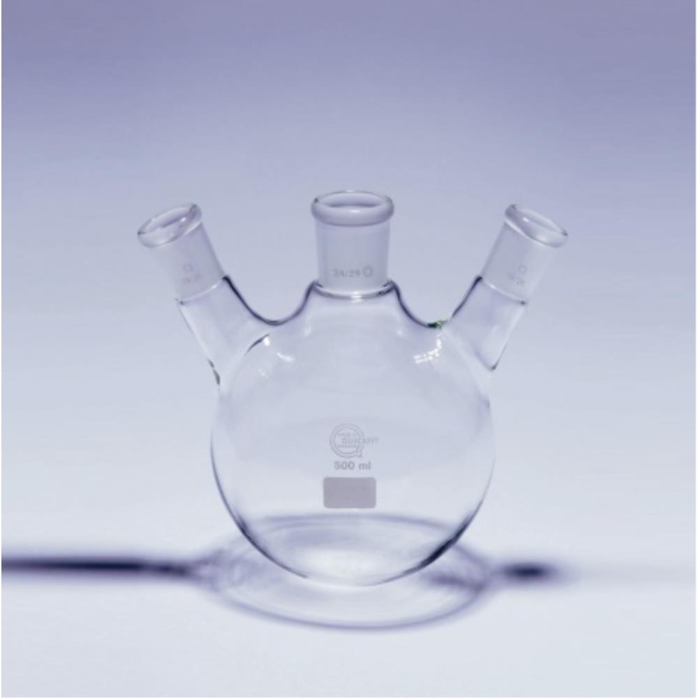 R B Flask 3Neck 100ml CS2429 S | QFR1003S22A | QUICKFIT | SLS