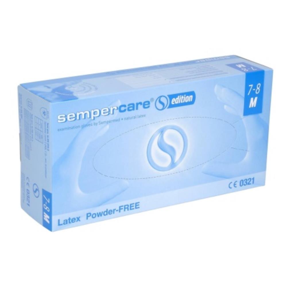Glove Single Examination Latex | SAF40040 | SEMPERMED | SLS