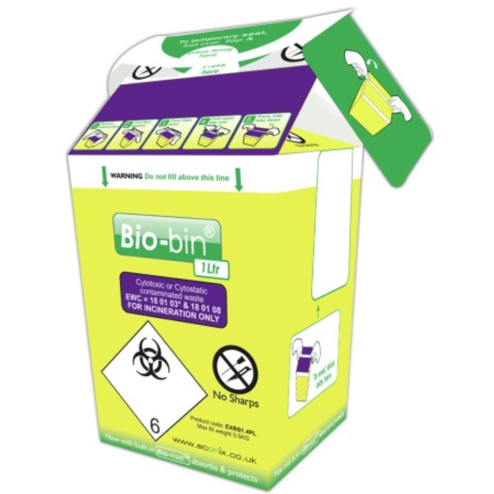 Econix Bio-Bin Waste Bin - 1L | SAF7406 | SLS